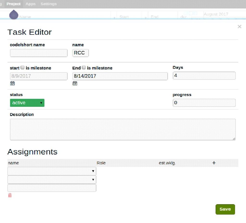 Odoo Construction Project Management Planning with Gantt Chart View ...