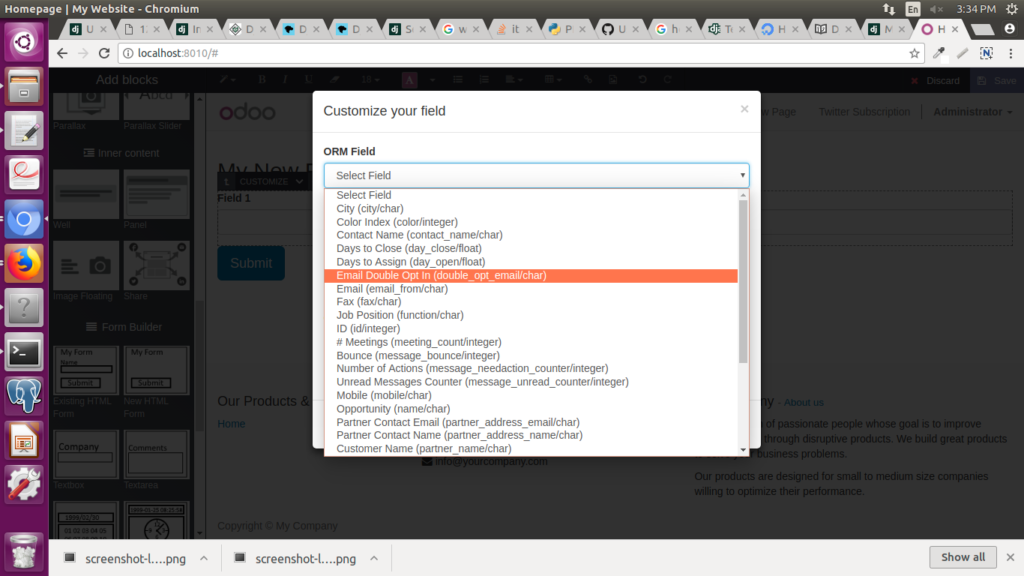 Website form for 2 Steps Verification Odoo App - Pragmatic Techsoft