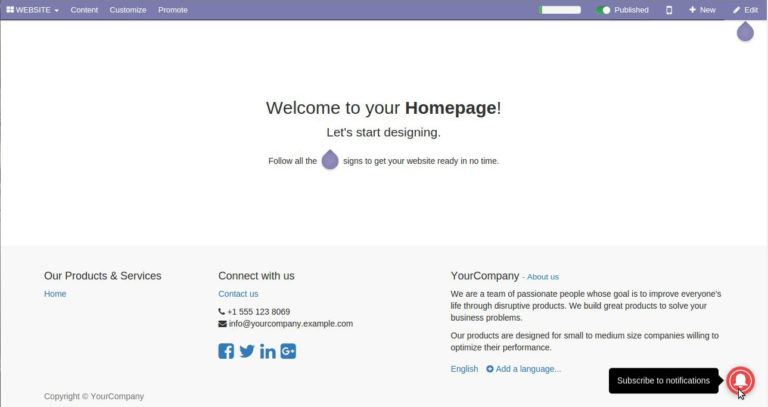 Odoo Push Notification Using Onesignal - Pragmatic Techsoft