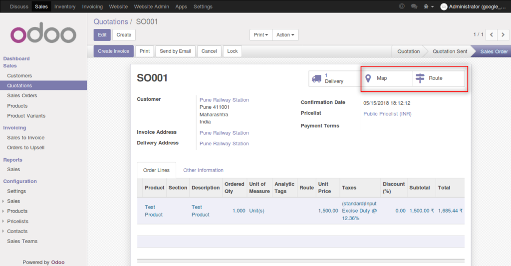 Google Map Integration With Odoo - Pragmatic Techsoft Google Map Integration With Odoo - Pragmatic Techsoft