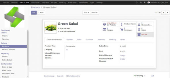 Notification System for Odoo POS Open Session - Pragmatic Techsoft