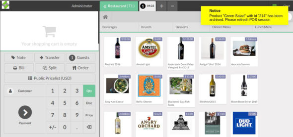 Notification System for Odoo POS Open Session - Pragmatic Techsoft