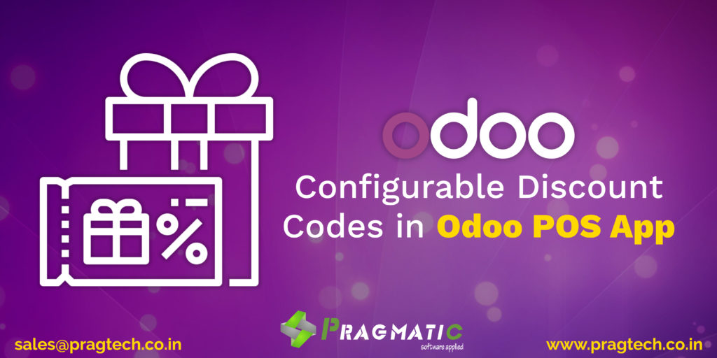 Configurable Discount Codes in Odoo POS App - Pragmatic Techsoft