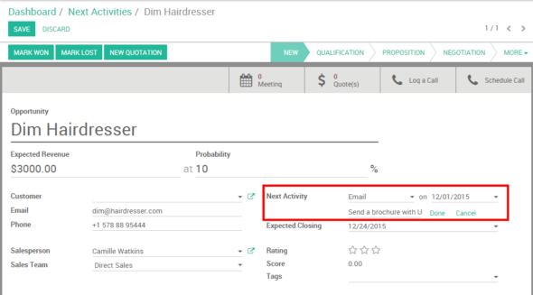 Implement an Effective CRM in Odoo Open ERP Latest Version - Pragmatic ...