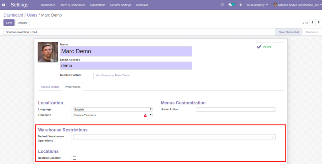 Odoo Warehouse Management System | Odoo Warehouse App