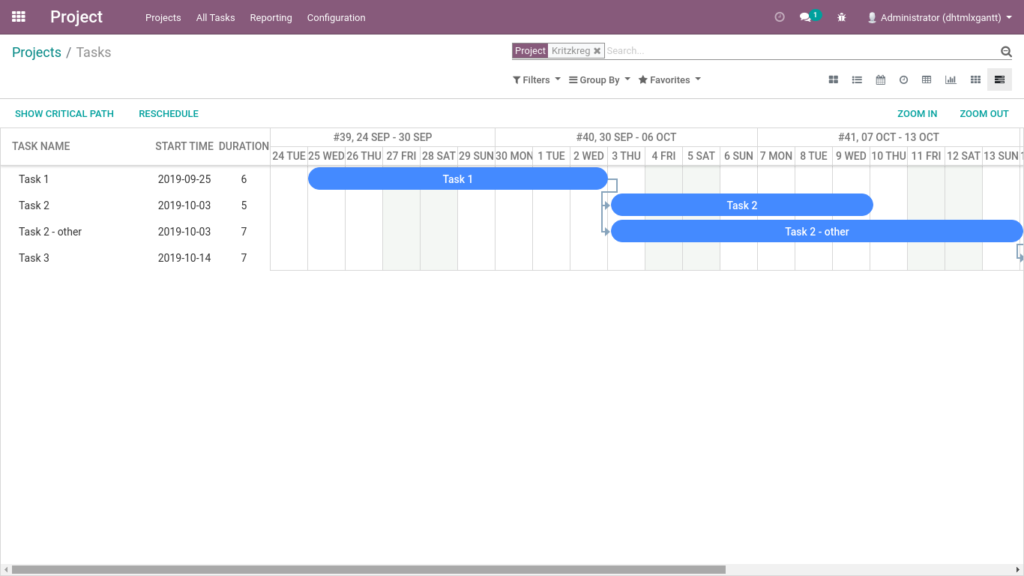 Odoo project management application | Odoo PM App